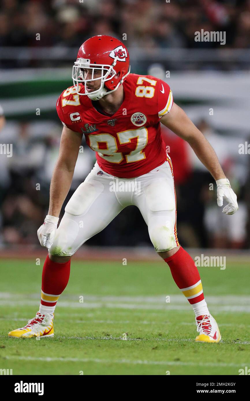 Kansas City Chiefs tight end Travis Kelce (87) in action during the ...