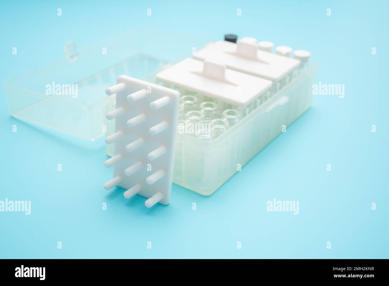 Multi-pronged test device for skin prick Allergy test Stock Photo - Alamy