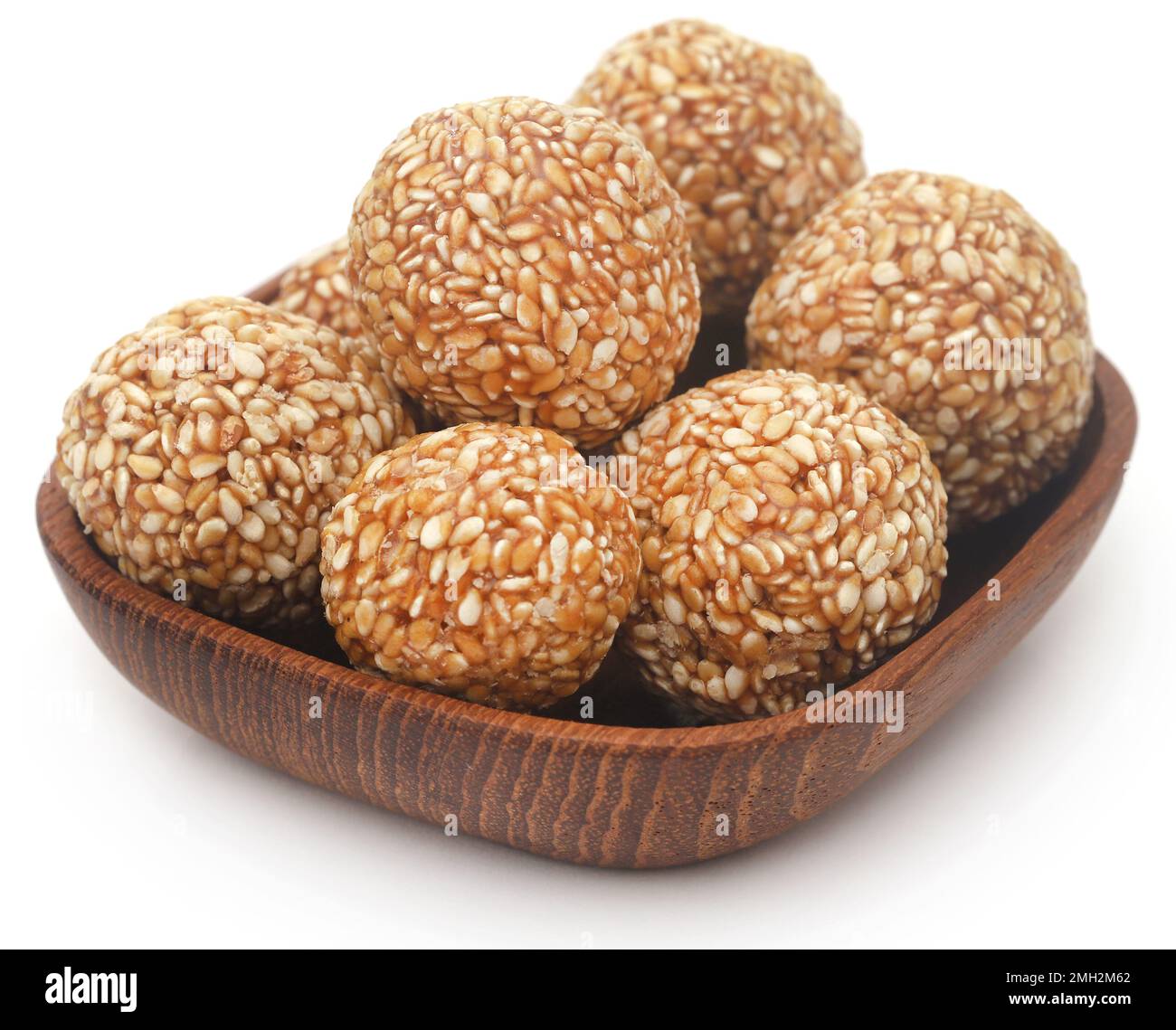 Sesame caramel laddu very popular in Indian subcontinent Stock Photo ...