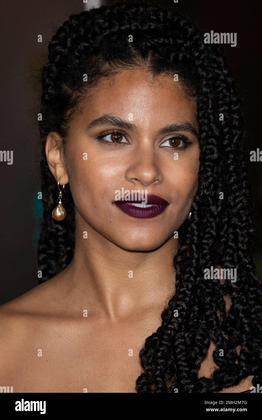 Zazie Beetz poses for photographers upon arrival at the BAFTA Film ...