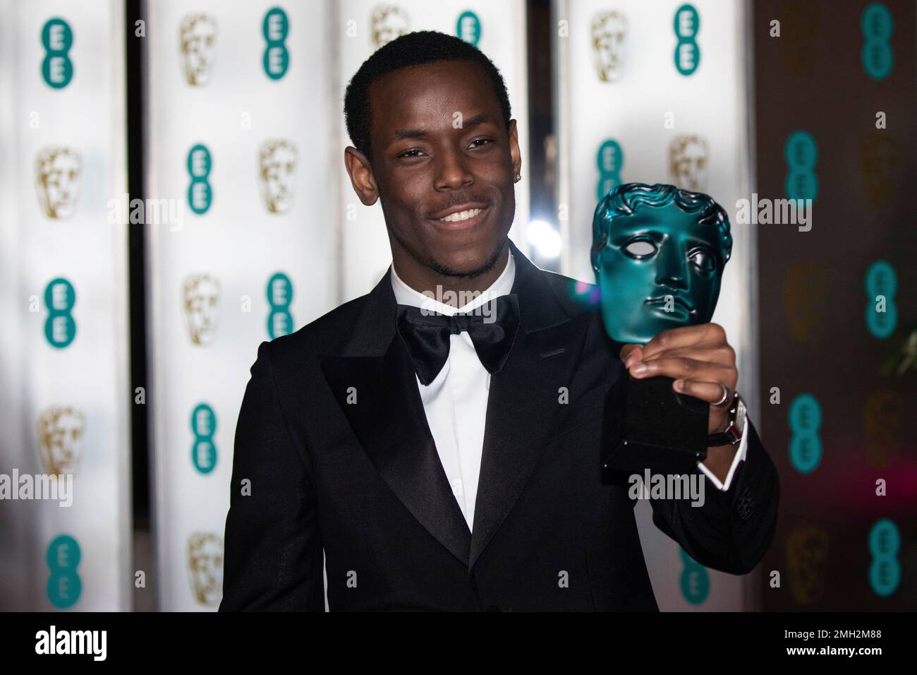 Micheal Ward poses for photographers upon arrival at the BAFTA Film ...