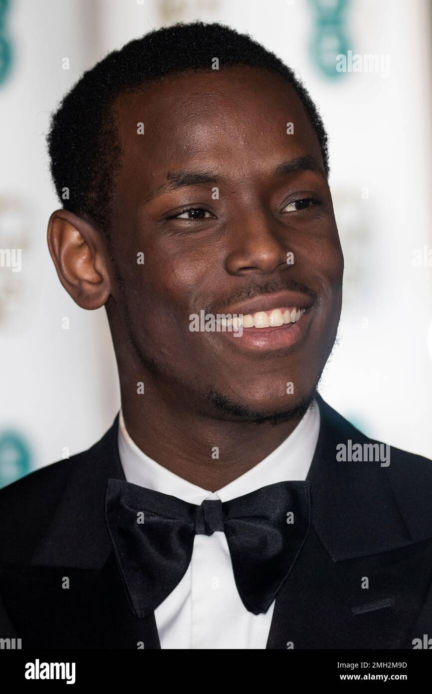 Micheal Ward poses for photographers upon arrival at the BAFTA Film ...