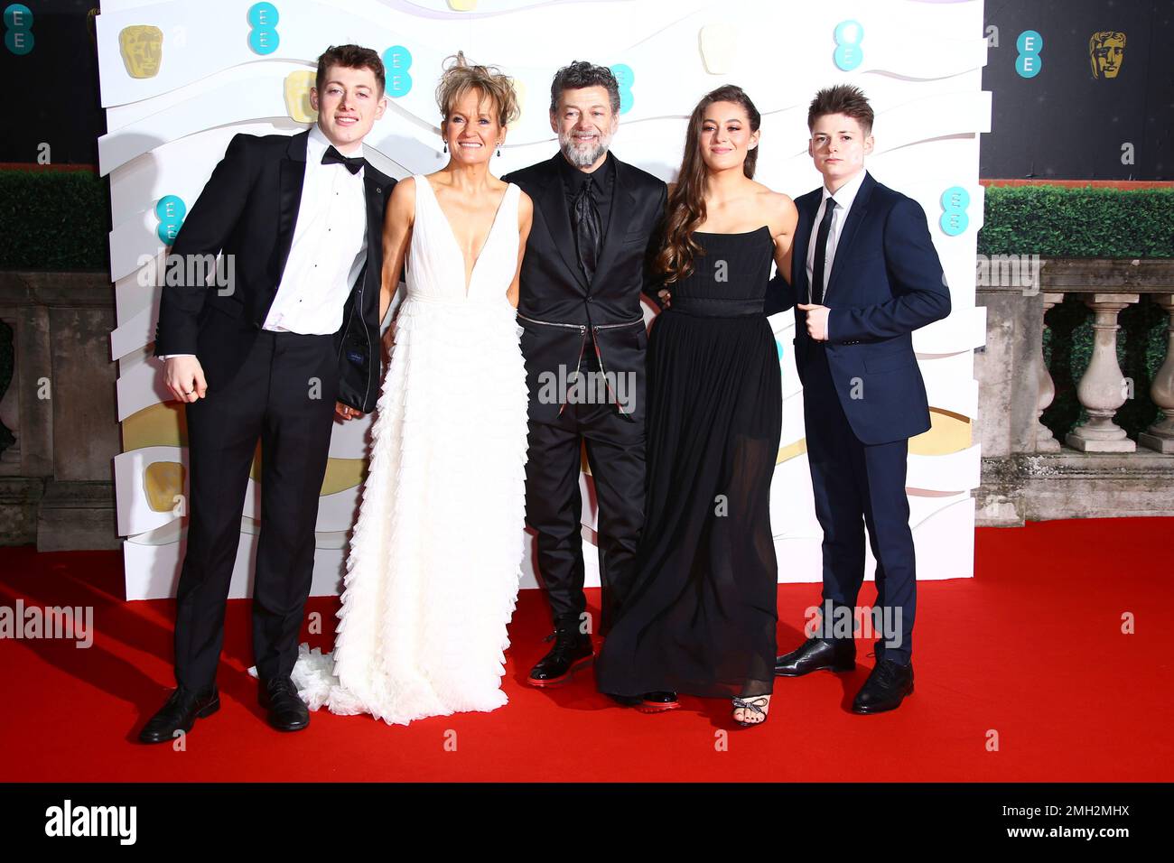 Sonny Serkis, Lorraine Ashbourne, Andy Serkis, centre, Ruby Serkis and ...