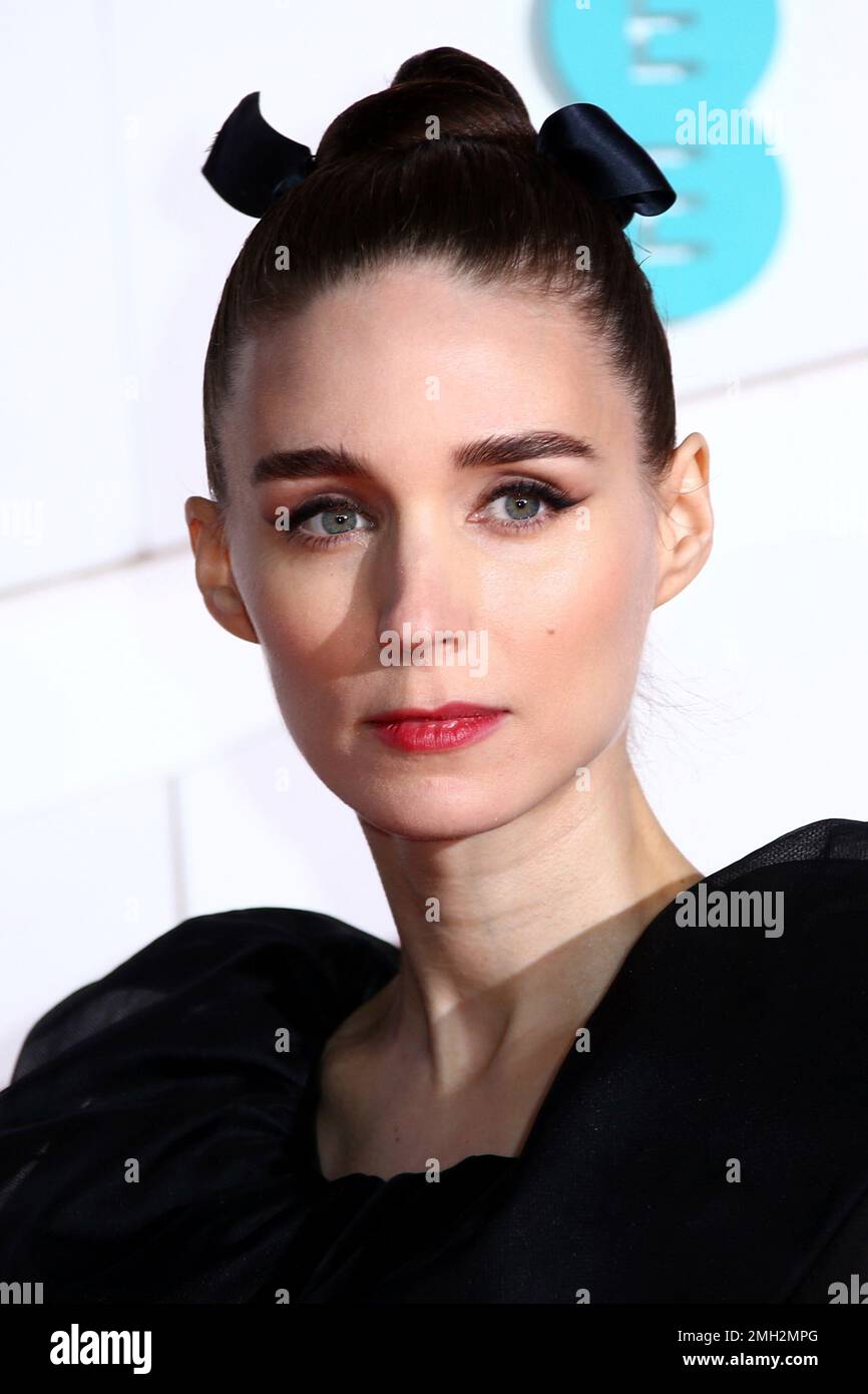 Actress Rooney Mara poses for photographers upon arrival at the Bafta ...