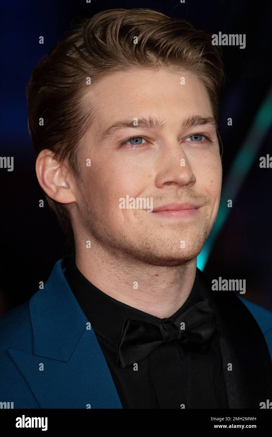 Joe Alwyn poses for photographers upon arrival at the Bafta Film Awards ...