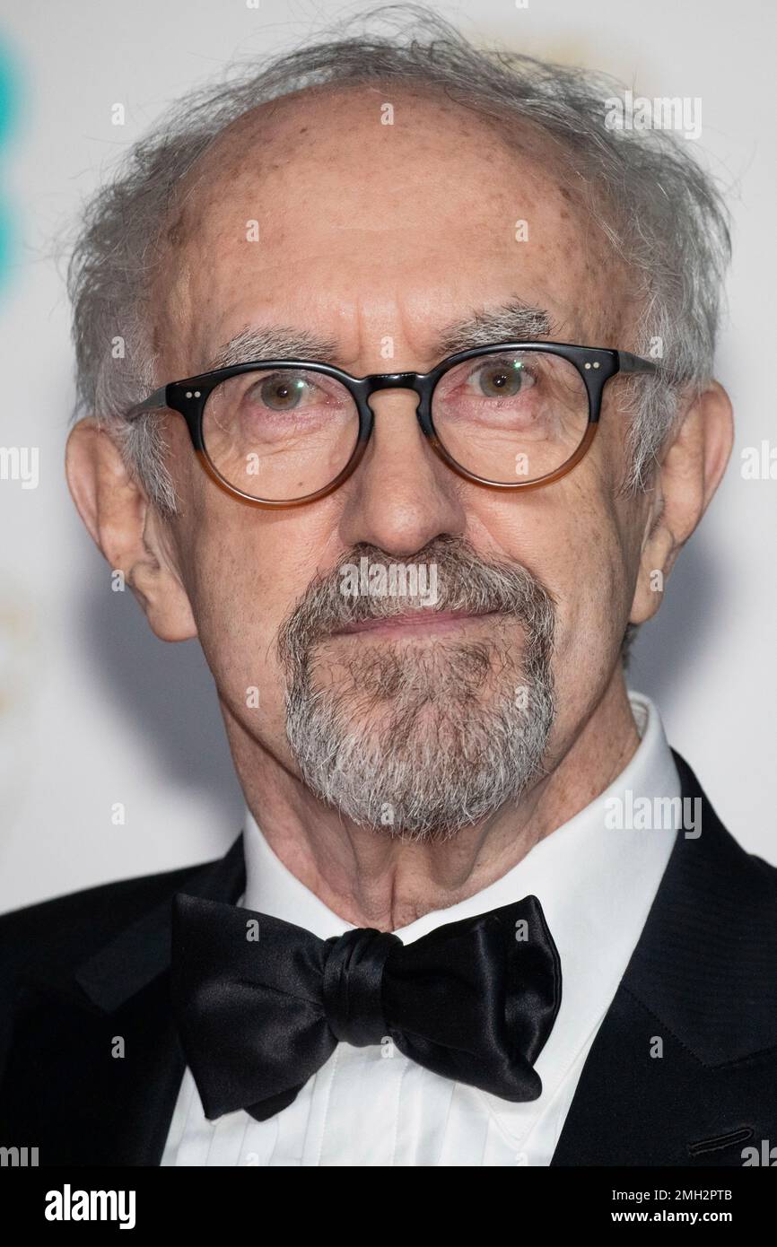 Jonathan Pryce poses for photographers upon arrival at the Bafta Film ...