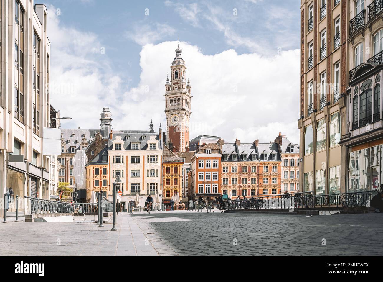 View on the Grand Place of Lille Flanders France Generalle de Gaulle ...