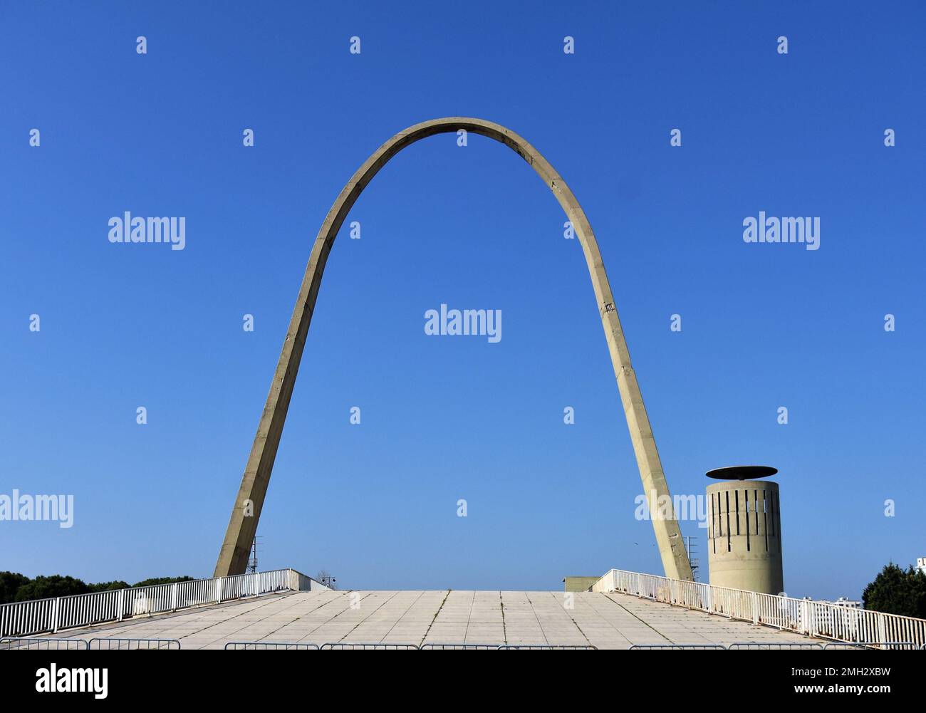 Tripoli. 26th Jan, 2023. Photo taken on Jan. 26, 2023 shows the Arch of ...