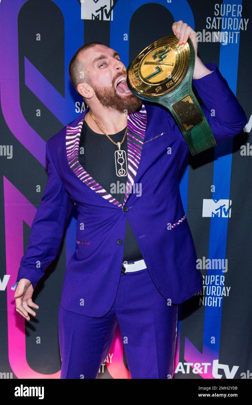 Mojo Rawley attends theAT&T TV Super Saturday Nightat Meridian on ...