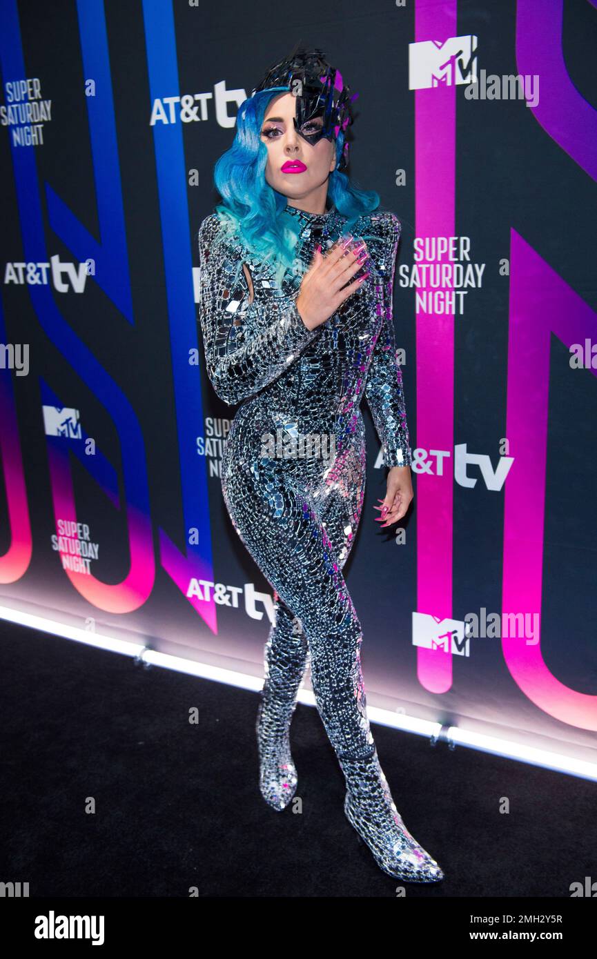Lady Gaga attends theAT&T TV Super Saturday Nightat Meridian on Island ...
