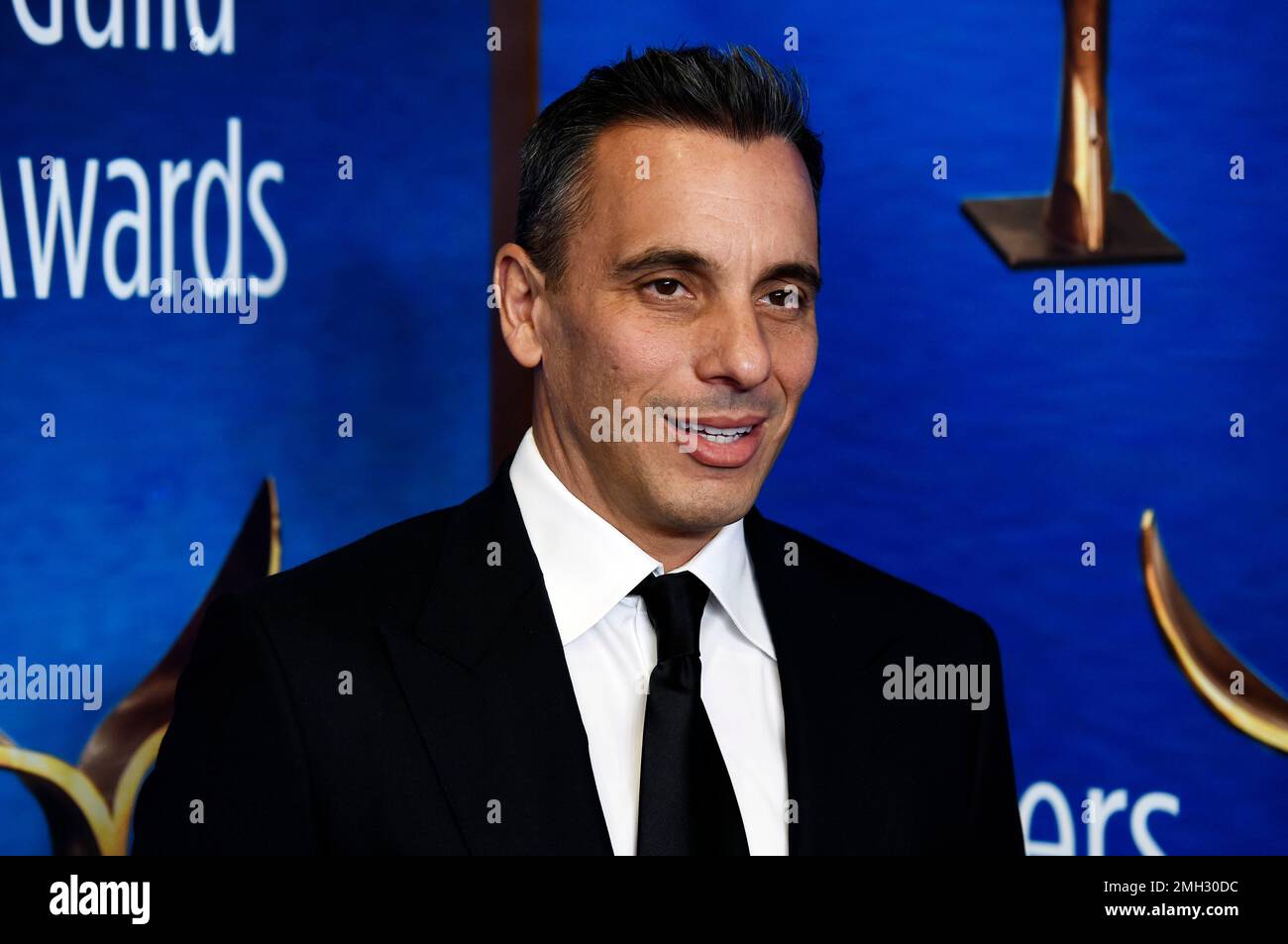 Actor Sebastian Maniscalco poses at the 2020 Writers Guild Awards at ...