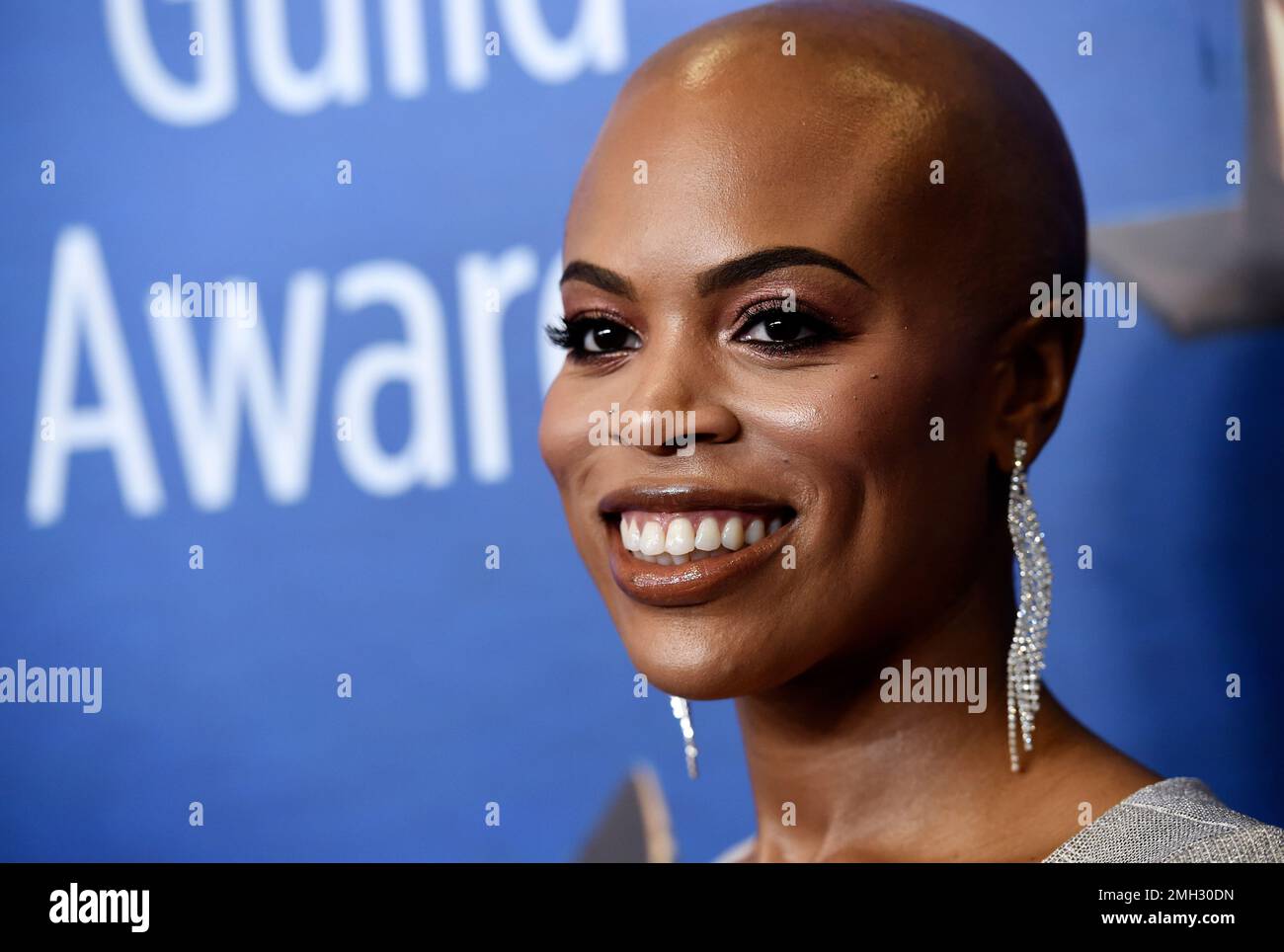 Actress Eboni Freeman poses at the 2020 Writers Guild Awards at the ...