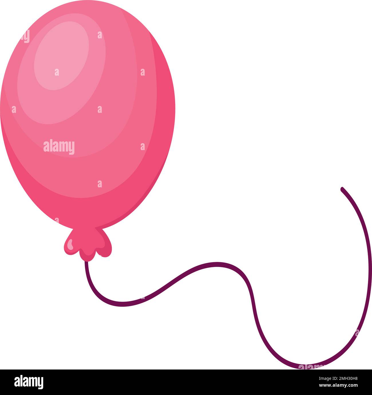 red balloon helium floating Stock Vector Image & Art - Alamy
