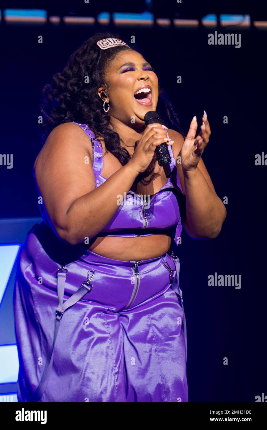 Recording artist Lizzo performs at the Pepsi Zero Sugar Super Bowl ...