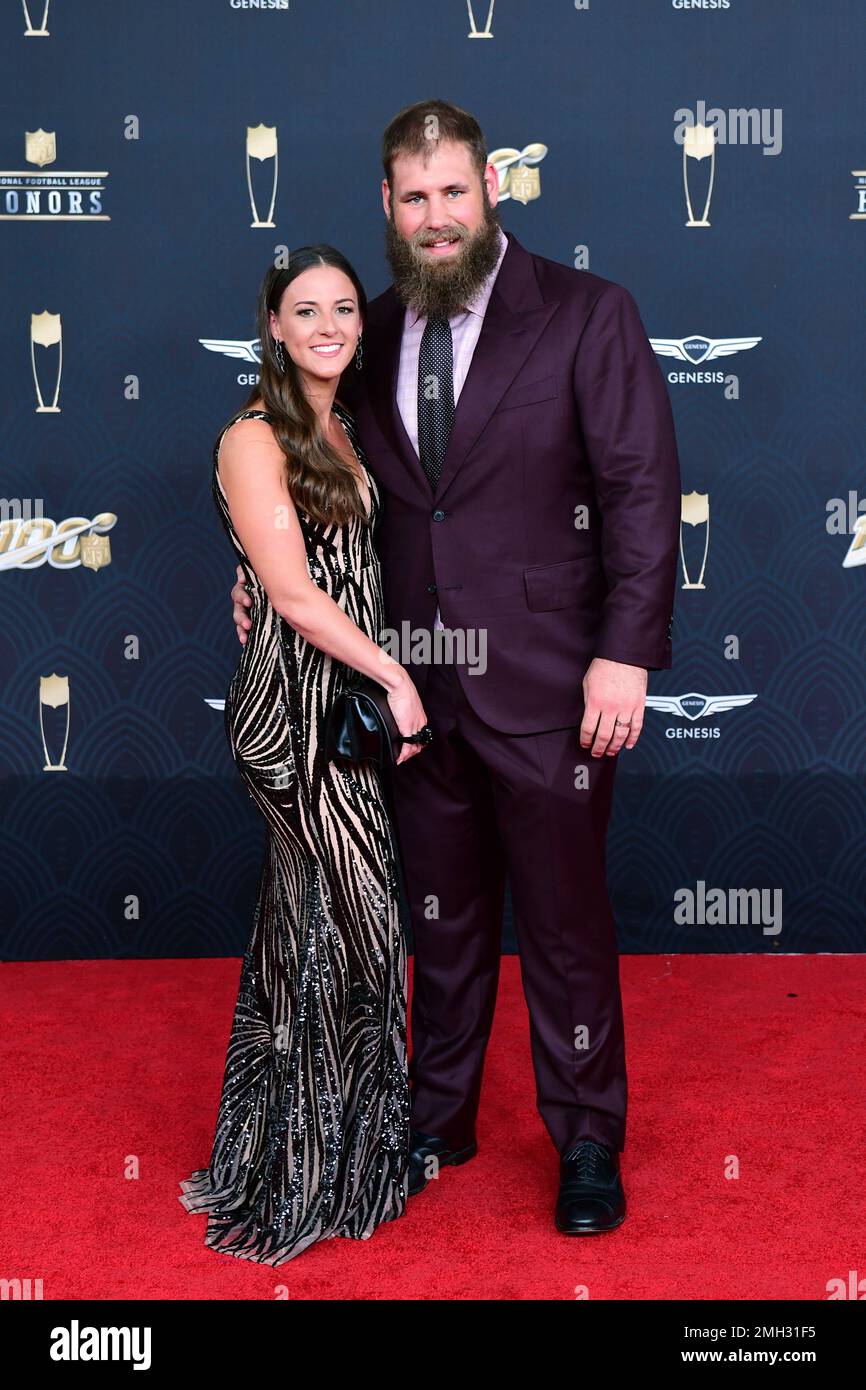 IMAGE DISTRIBUTED FOR NFL - Travis Frederick and Kaylee Frederick ...