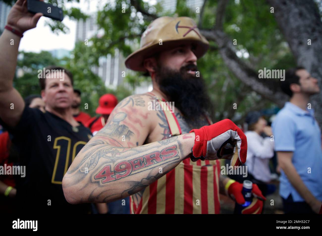 San Francisco 49ers fan Ezar Guzman, of Miami says he has had a 49ers ...