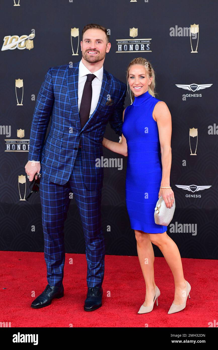 IMAGE DISTRIBUTED FOR NFL - Chris Long and Megan O'Malley arrive for ...