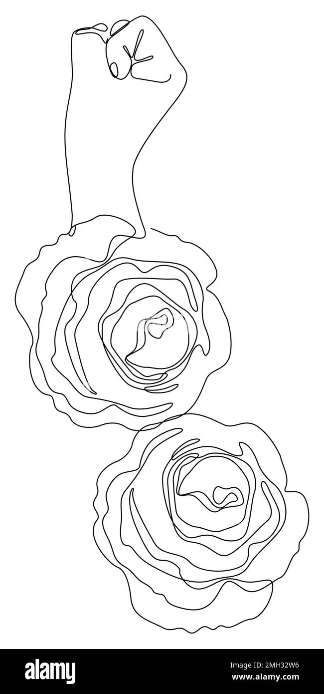 Raised flower be Stock Vector Images - Alamy