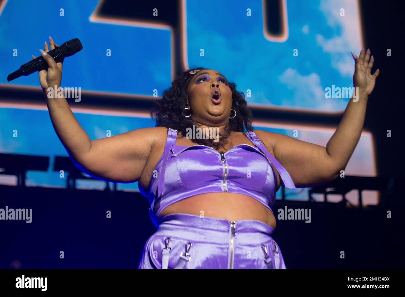 Recording artist Lizzo performs at the Pepsi Zero Sugar Super Bowl ...