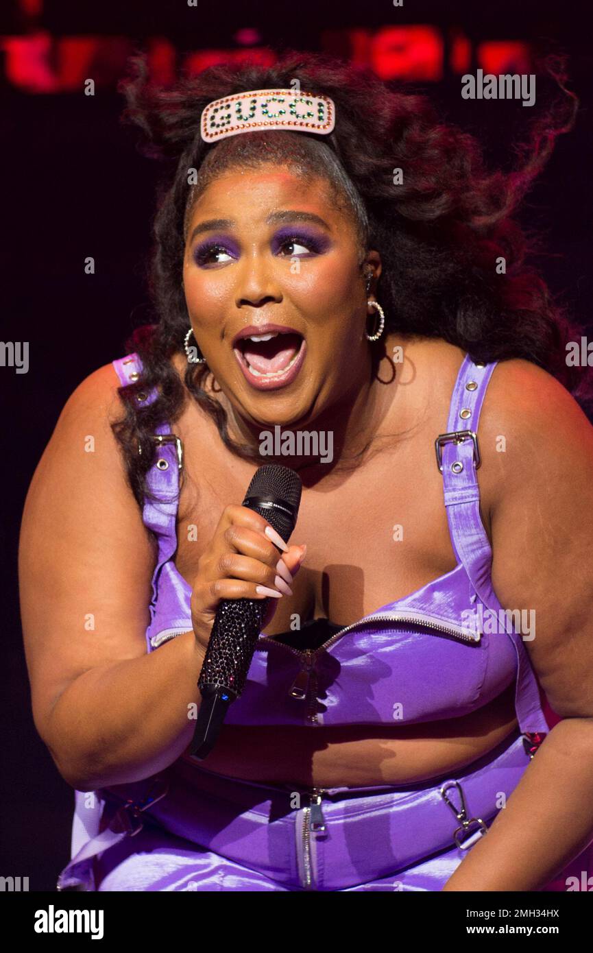 Recording artist Lizzo performs at the Pepsi Zero Sugar Super Bowl ...