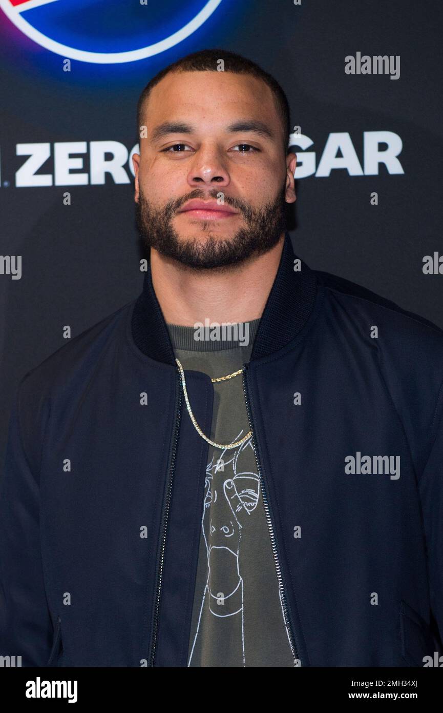 Athlete Dak Prescott attends the Pepsi Zero Sugar Super Bowl Party at ...