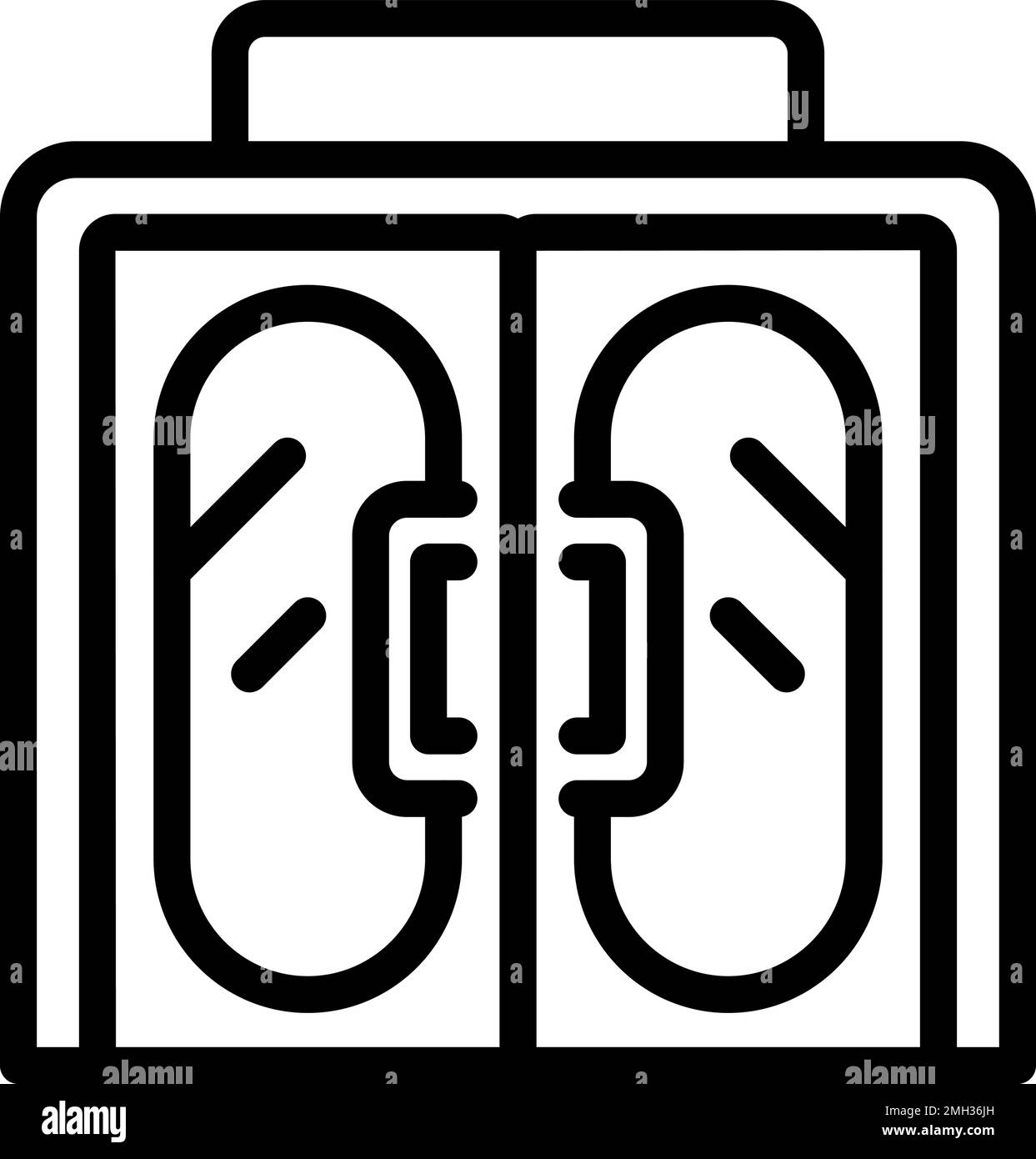 Bar Door Icon Outline Vector Front Exterior Wood Glass Stock Vector Image And Art Alamy