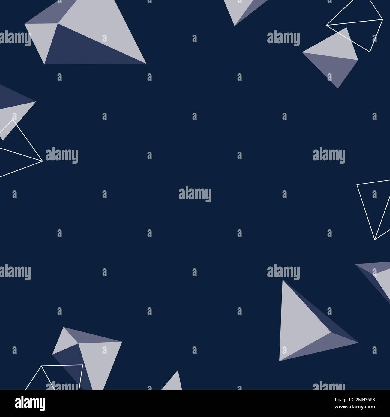 Geometrical shape patterned blue background vector Stock Vector Image ...