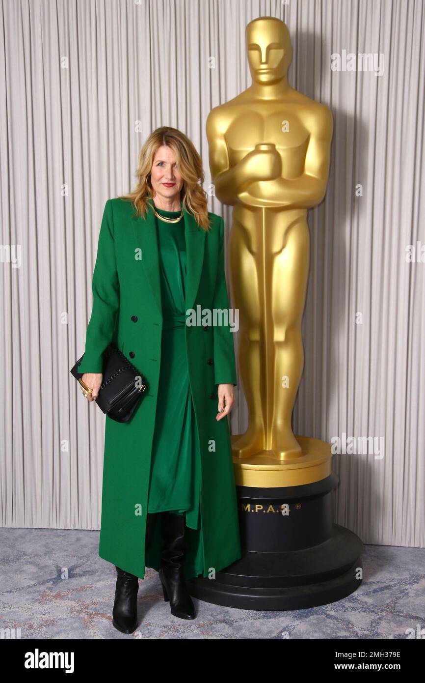 Actress Laura Dern poses for photographers upon arrival at the Academy ...