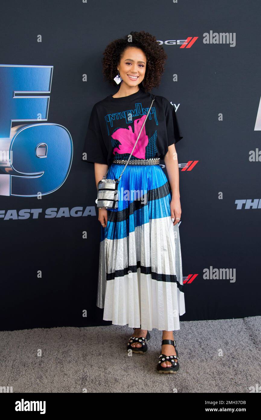 Actress Nathalie Emmanuel attends the the Road to "Fast & Furious 9 ...