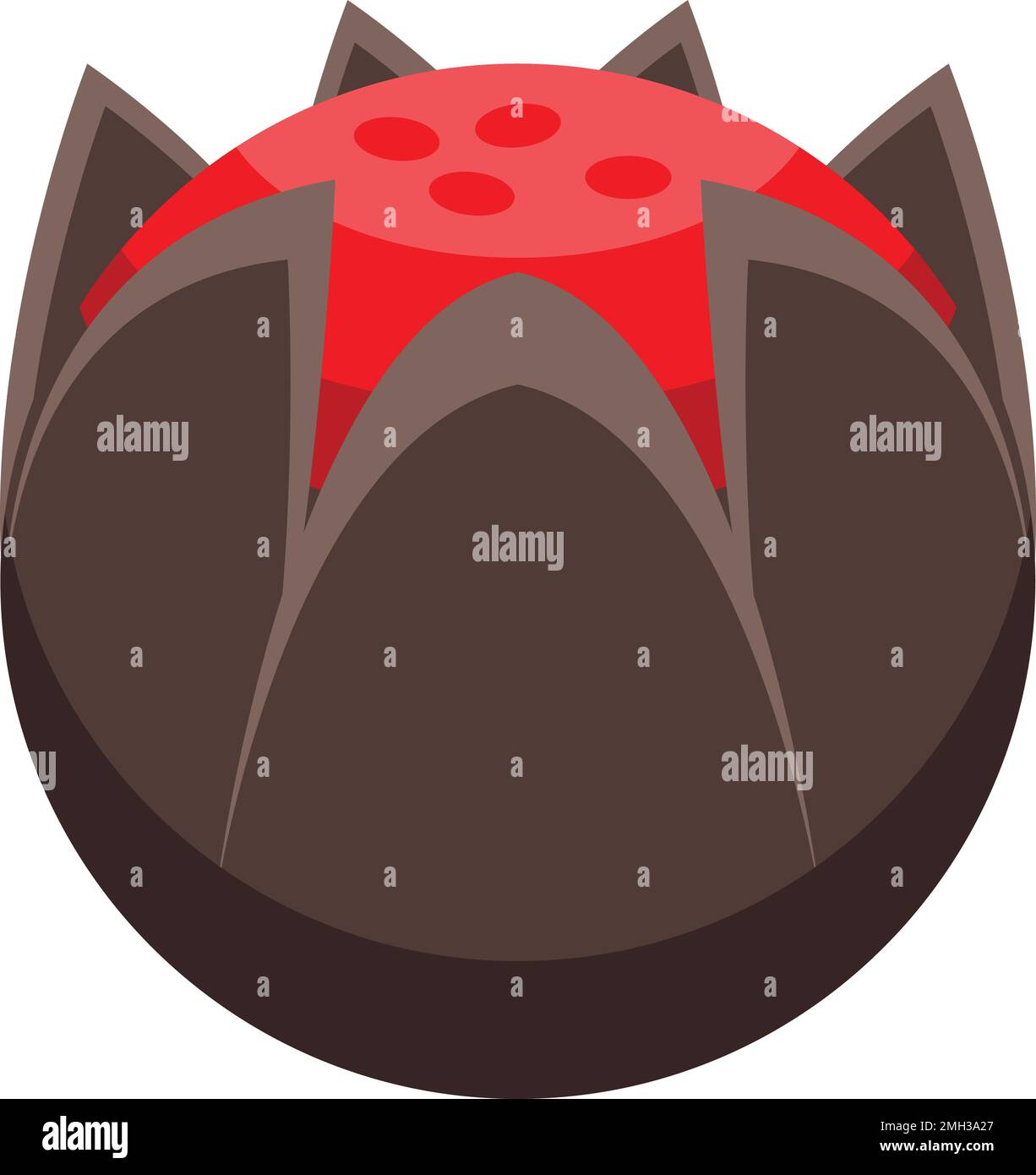 Floral rafflesia icon isometric vector. Nature forest. Tropical jungle ...