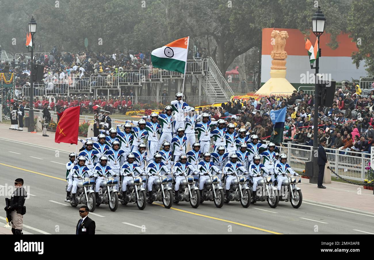 New Delhi, India. 26th Jan, 2023. NEW DELHI, INDIA - JANUARY 26: Indian ...