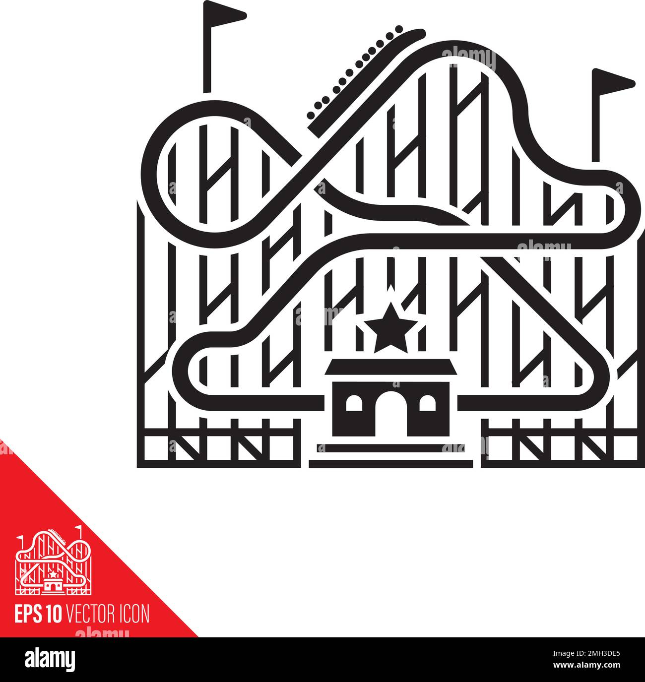 Amusement park Stock Vector Images - Alamy