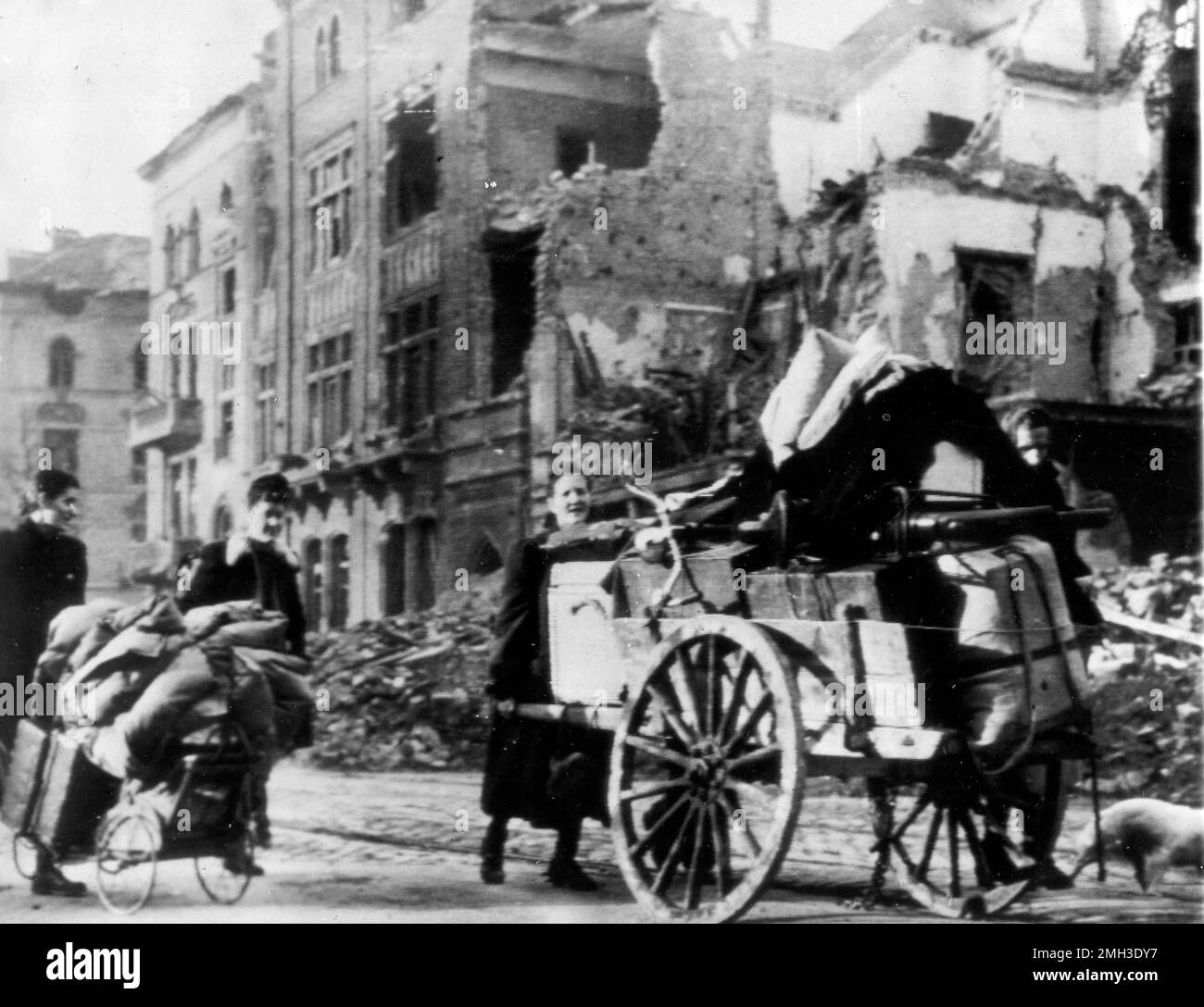 In this photo provided by the U.S. Army Signal Corps, their belongings ...