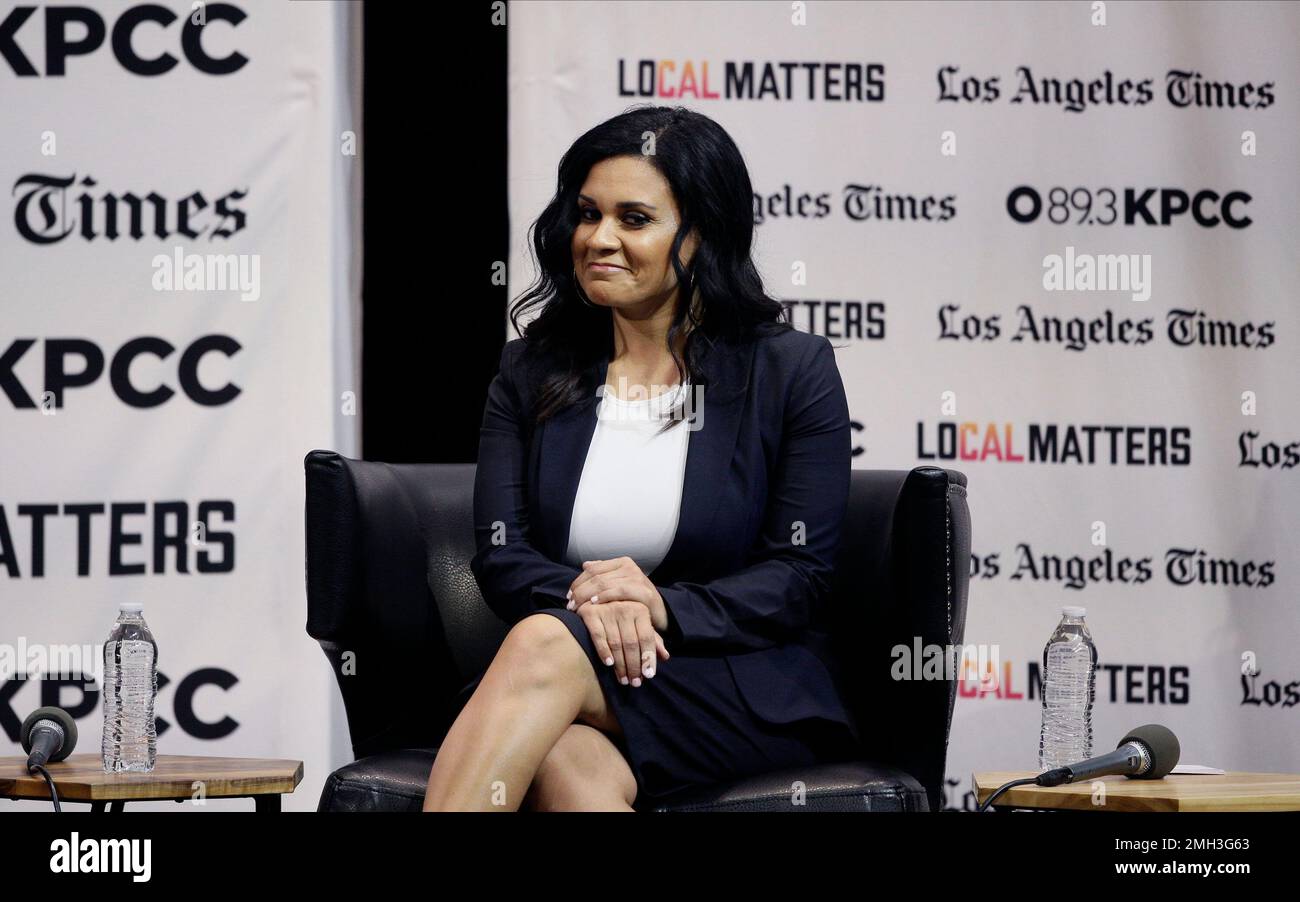 Former public defender Rachel Rossi participates at the L.A. District ...