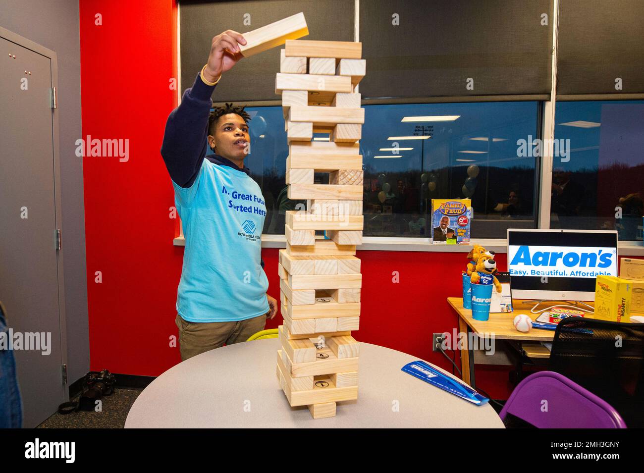 IMAGE DISTRIBUTED FOR AARON'S, INC - Boys and Girls Club member Jaylon ...