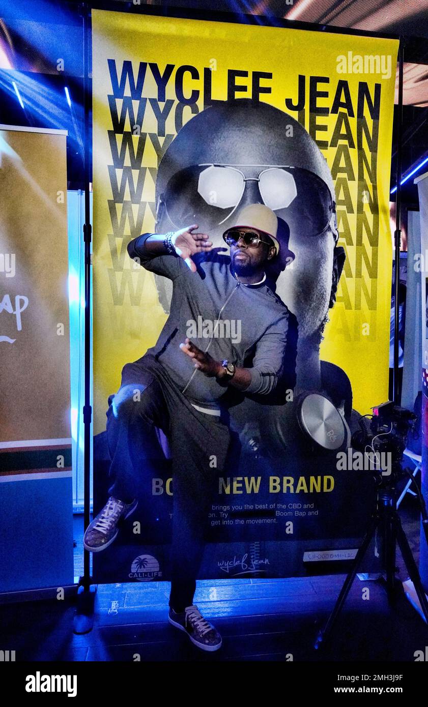 In this Thursday, Jan., 23, 2020 photo Haitian rapper, musician and ...