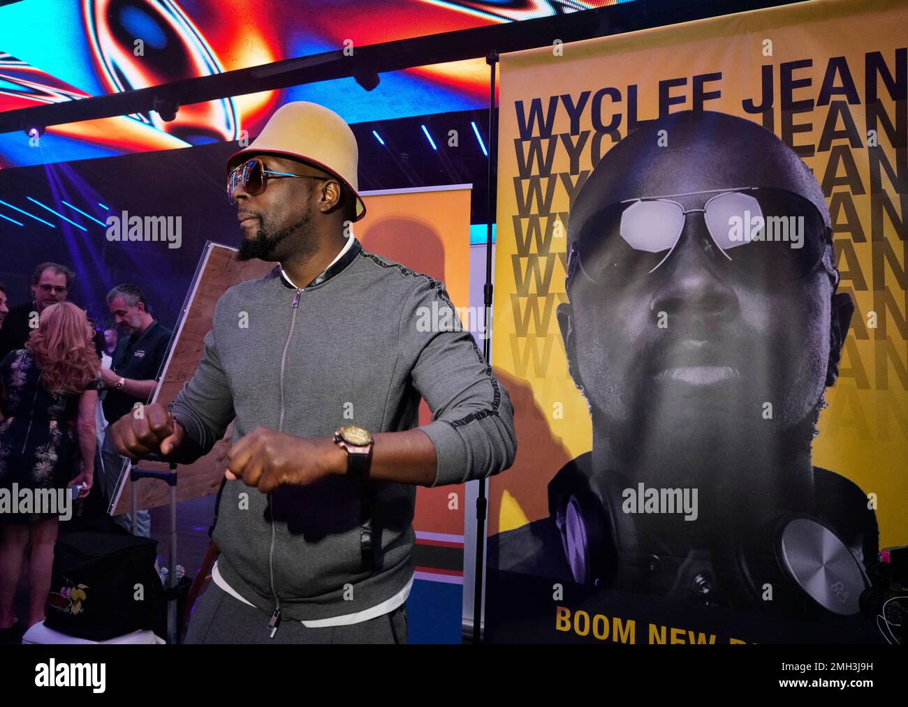 In this Thursday, Jan., 23, 2020 photo Haitian rapper, musician and ...