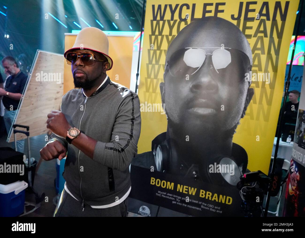 In this Thursday, Jan., 23, 2020 photo Haitian rapper, musician and ...