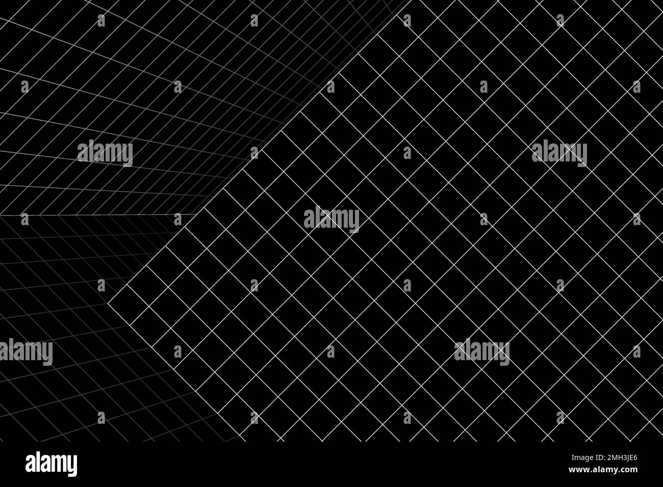 3D wireframe grid room background vector Stock Vector Image & Art - Alamy