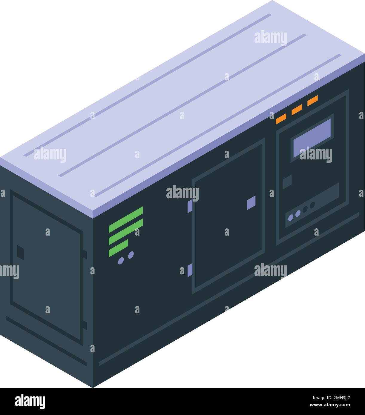 Industry generator icon isometric vector. Power energy. Portable ...