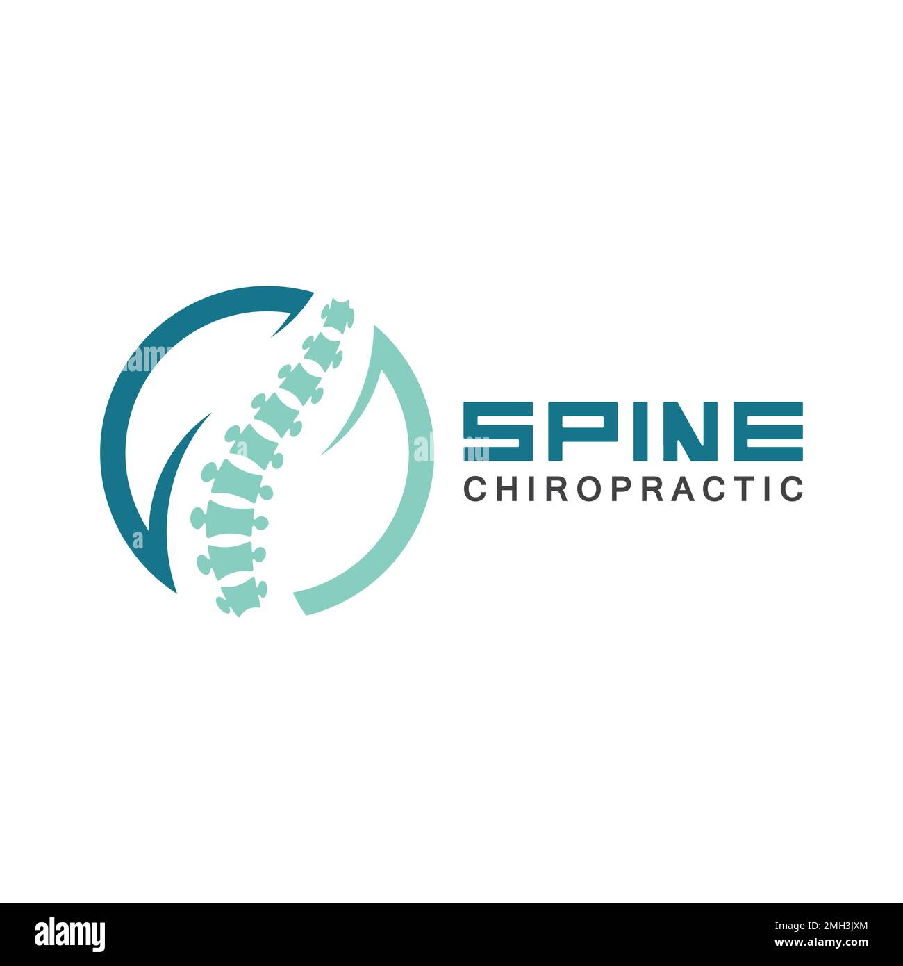 Spine logo vector illustration design template Stock Vector Image & Art ...