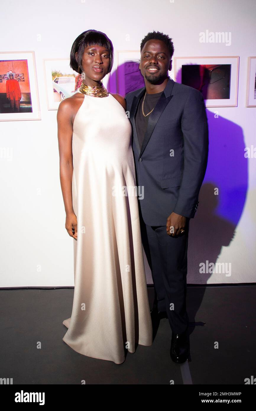 Actors Daniel Kaluuya, right, and Jodie Turner-Smith pose for ...