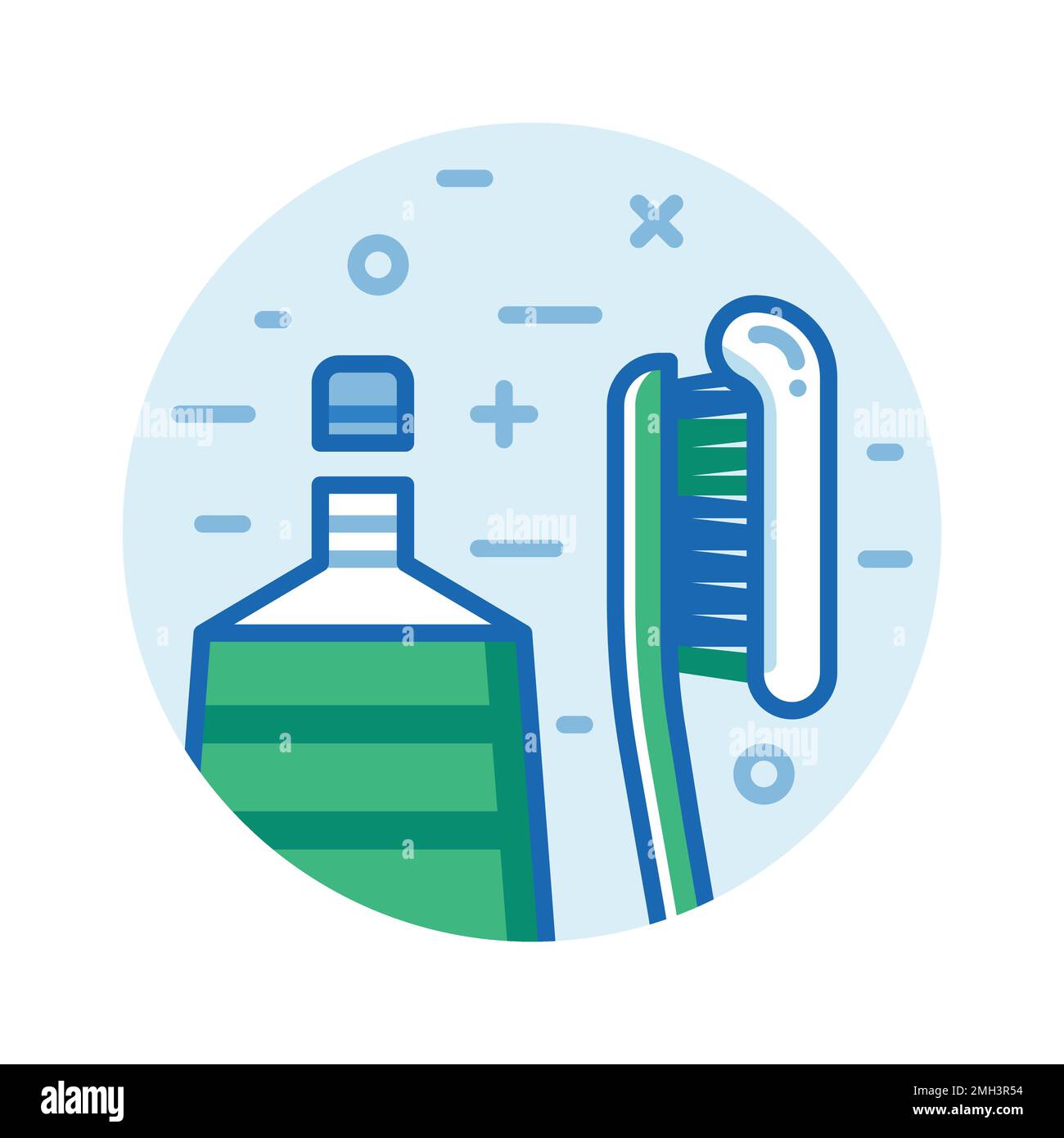 Tooth brush icon linear hi-res stock photography and images - Alamy