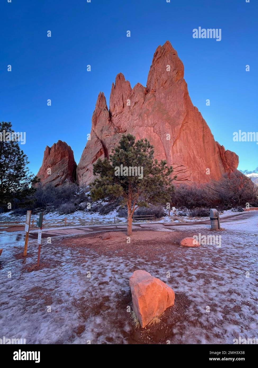 Garden of the gods park in Colorado Springs, Colorado Stock Photo - Alamy