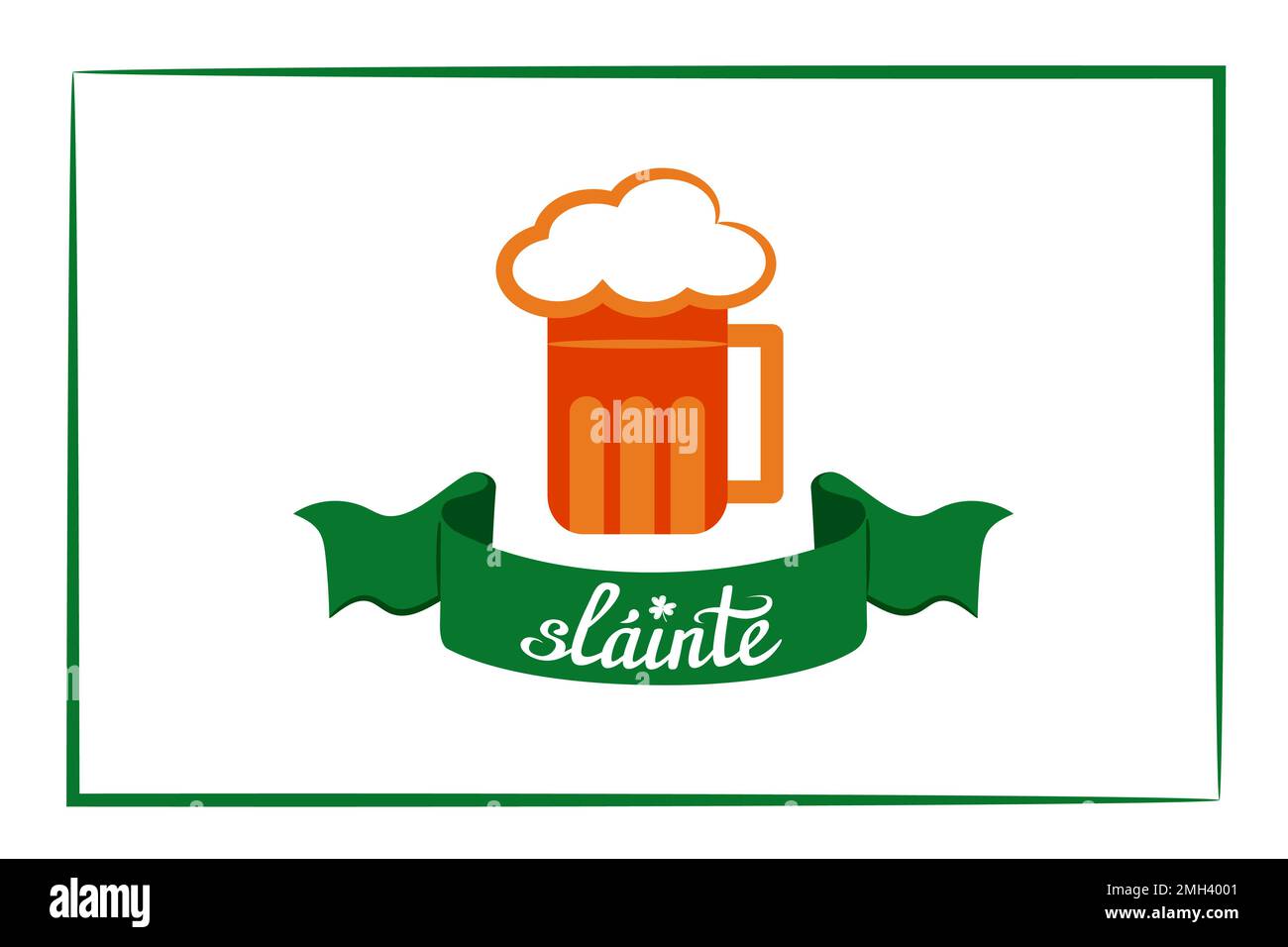 Beer drink ribbon label Stock Vector Images - Alamy