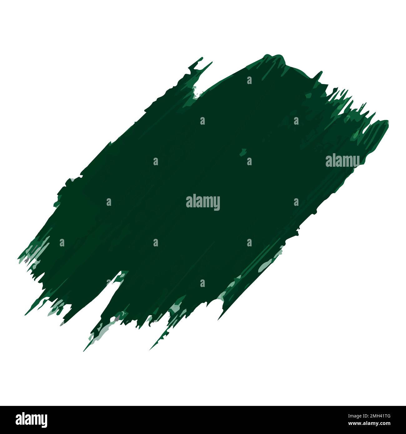 Vector texture design with acrylic paint with a green brush stroke ...