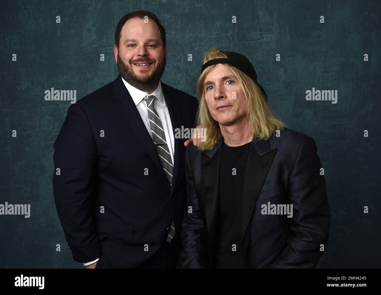 Matthew Lefebvre, left, and Bryan Buckley pose for a portrait at the ...