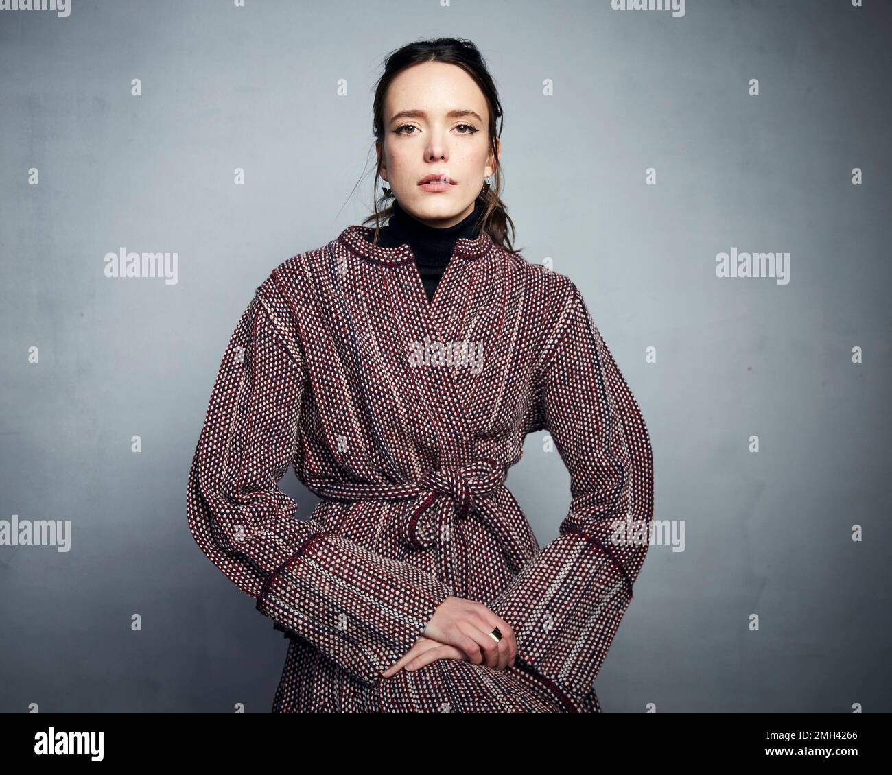 Stacy Martin poses for a portrait to promote the film "The Evening Hour" at the Music Lodge ...