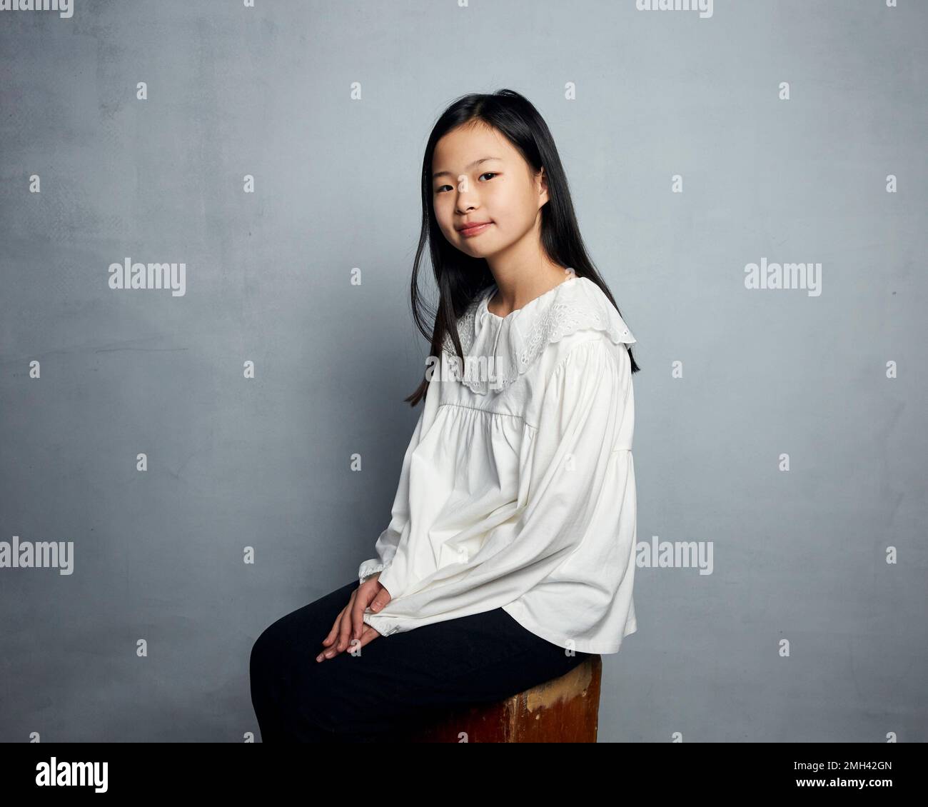 Noel Cho poses for a portrait to promote the film "Minari" at the Music ...