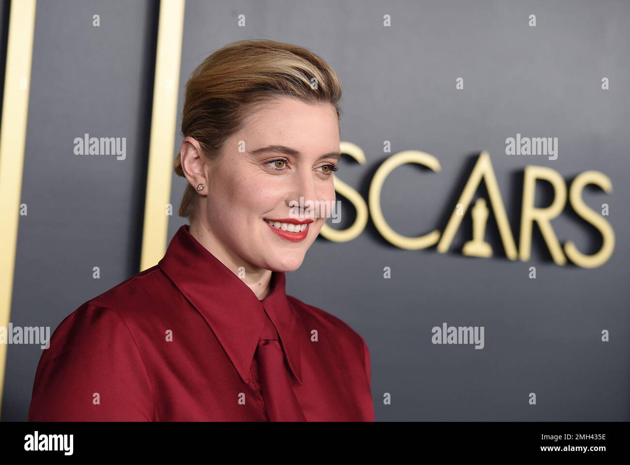 Greta Gerwig arrives at the 92nd Academy Awards Nominees Luncheon at ...